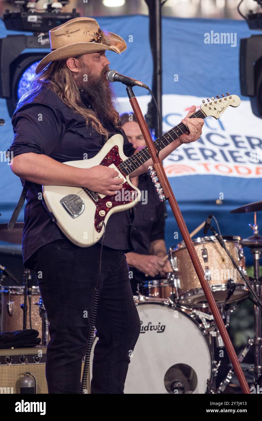 Chris Stapleton on stage for NBC Today Show Concert Series with Chris ...