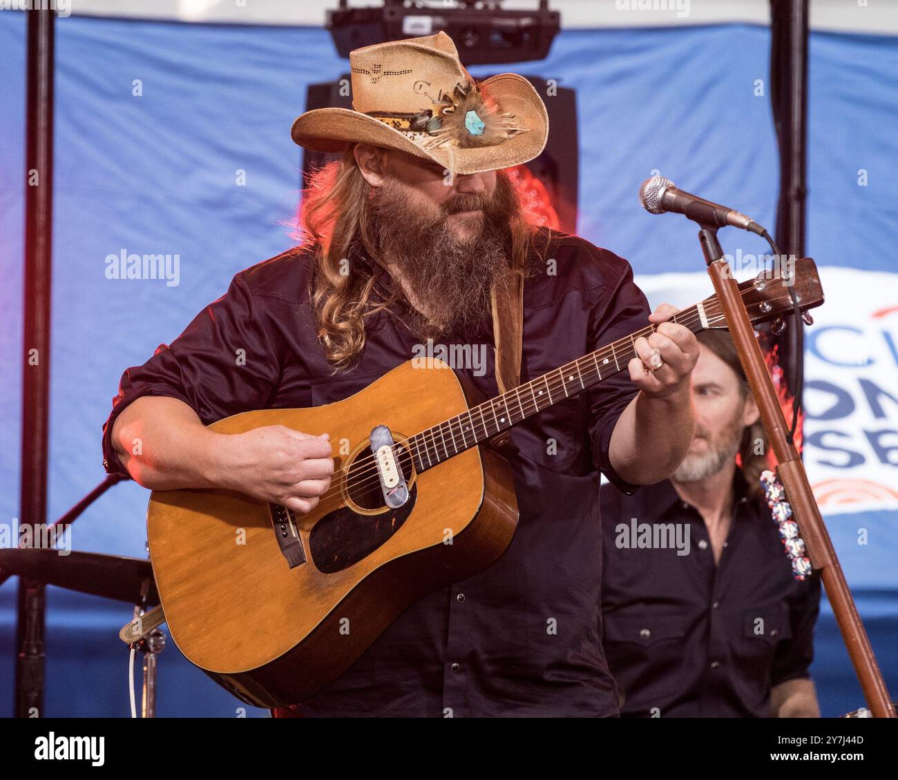 Chris Stapleton on stage for NBC Today Show Concert Series with Chris ...