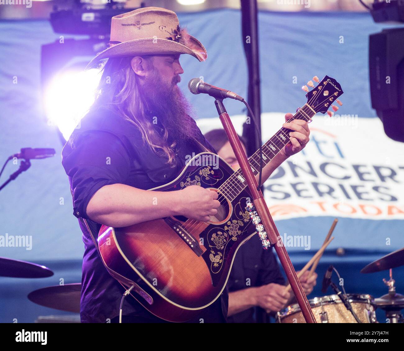 Chris Stapleton on stage for NBC Today Show Concert Series with Chris ...