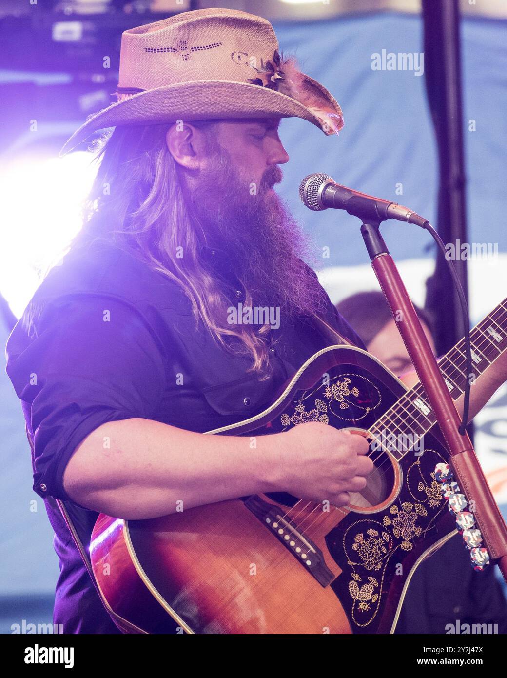 Chris Stapleton on stage for NBC Today Show Concert Series with Chris ...