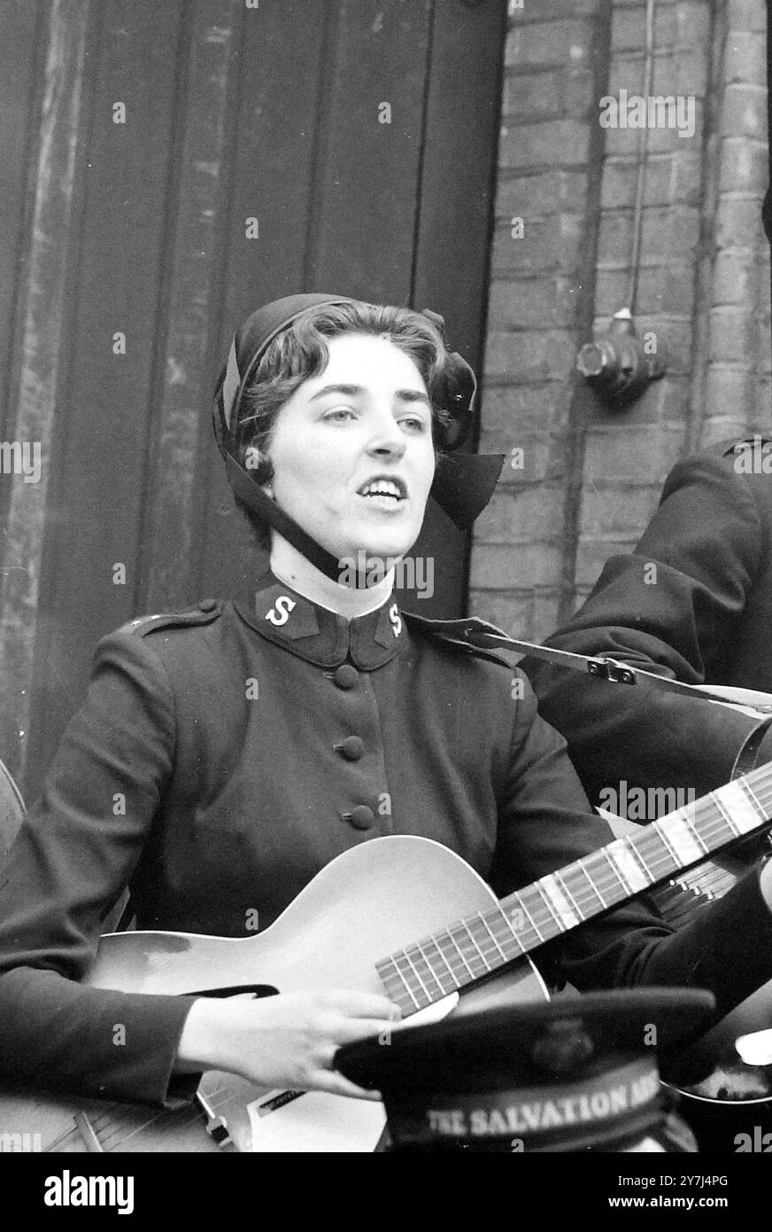JOY WEBB OF THE JOYSTRINGS SALVATION ARMY IN LONDON / ; 6 MARCH 1964 ...
