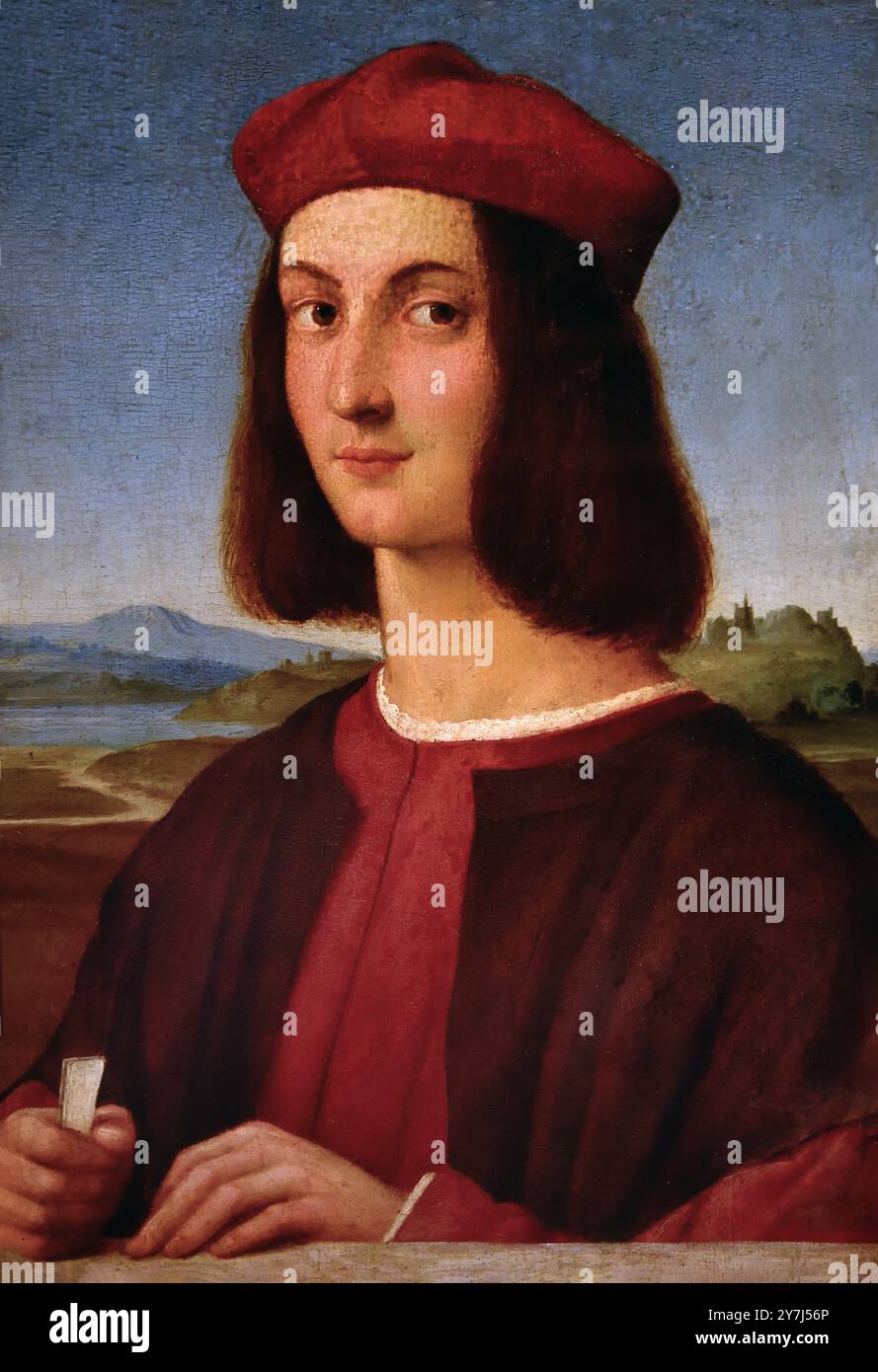 Portrait of the Young Cardinal Ippolito I d'Este 1503–1505 by Raphael ...