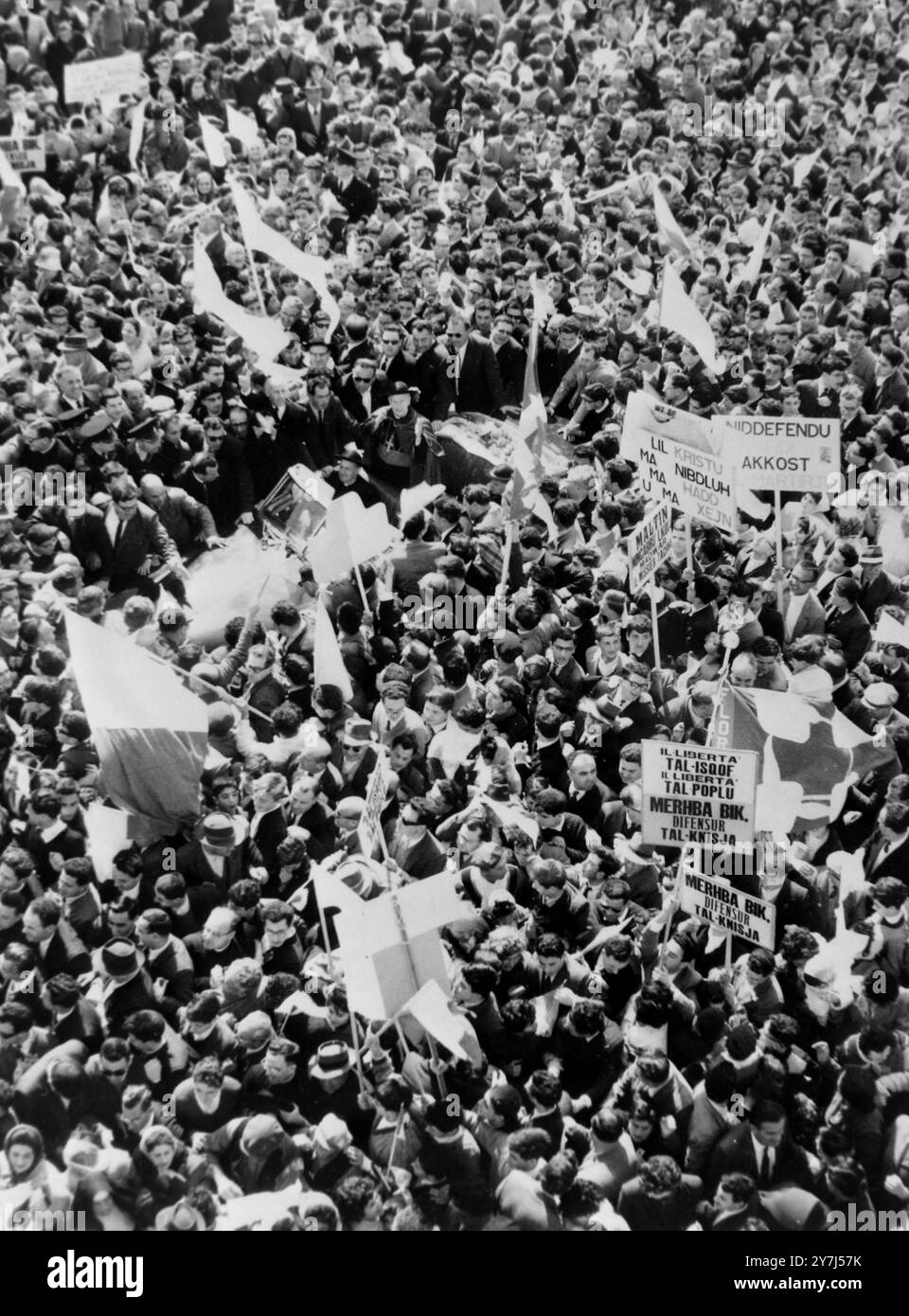 THE ARCHBISHOP OF MALTA MICHAEL GONZI M IN VALETTA / ; 4 MARCH 1964 ...