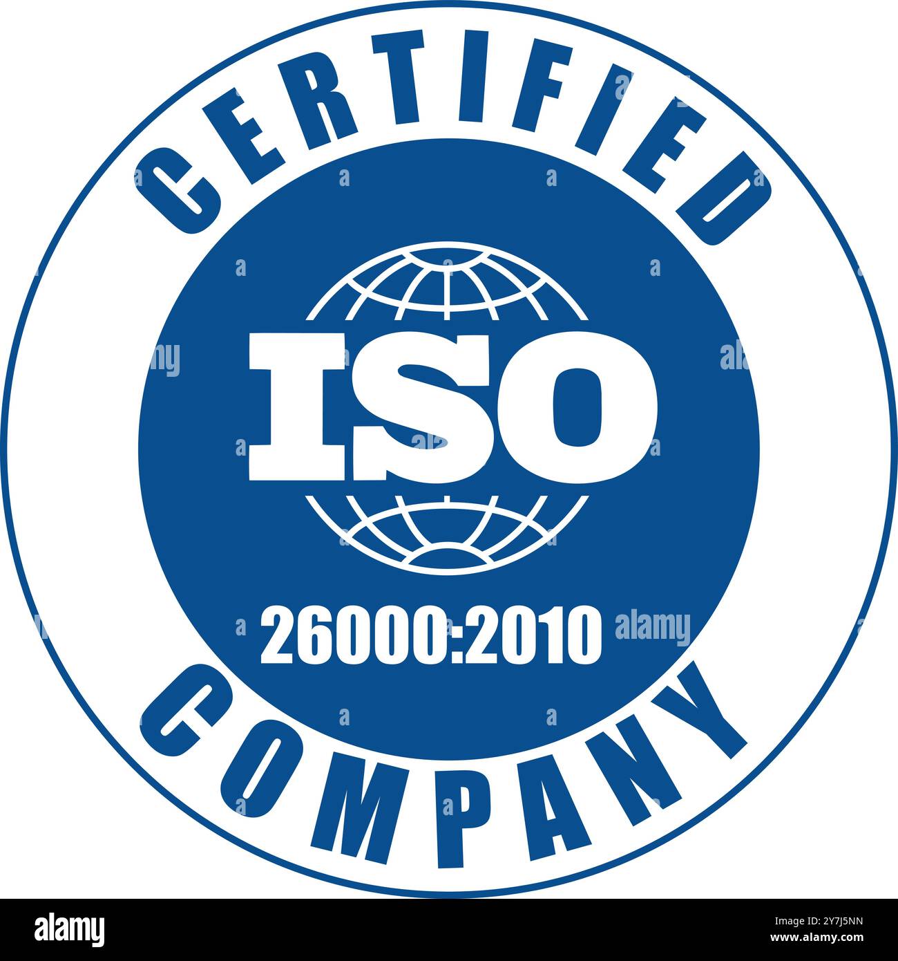 Certificate iso 26000 2010 hi-res stock photography and images - Alamy