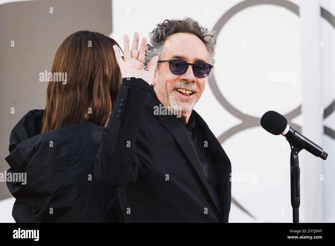 Venezia Lido, Italy. 28th Aug, 2024. Tim Burton attends the red carpet ...