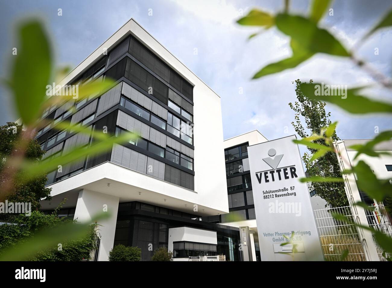 Ravensburg, Germany. 16th Sep, 2024. The headquarters of Vetter Pharma ...