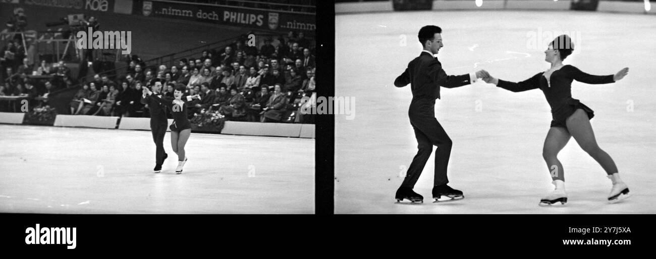 ICE SKATING WORLD CHAMPIONSHIPS BRITISH PAIR JANET SAWBRIDGE & DAVID ...