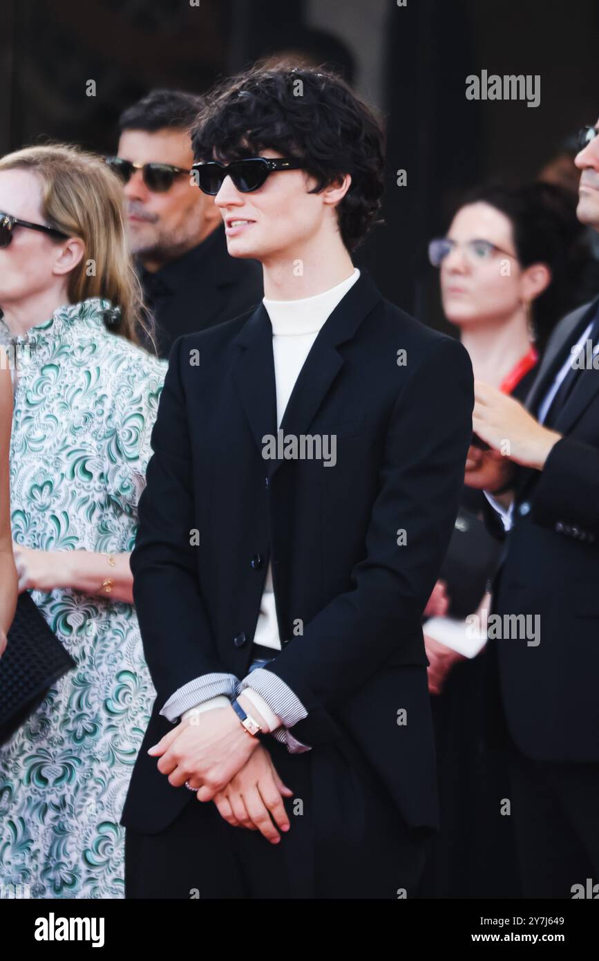Venezia Lido, Italy. 28th Aug, 2024. Arthur Conti attends the red ...
