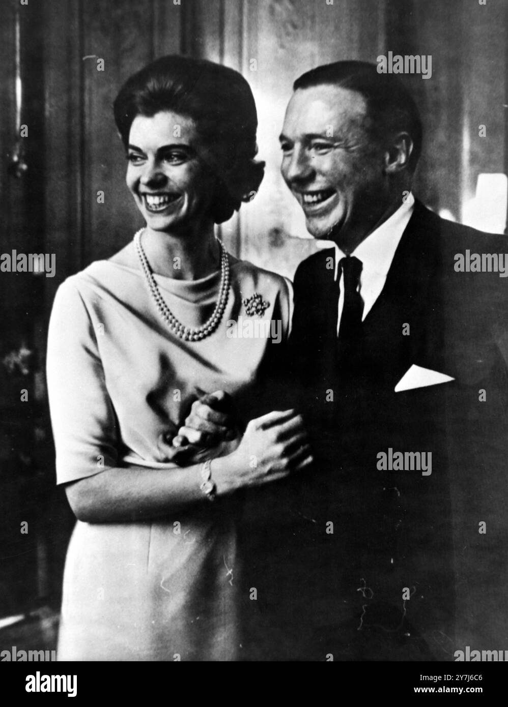 JOHN AMBLER WITH PRINCESS MARGARETHA IN STOCKHOLM ; 29 FEBRUARY 1964 ...