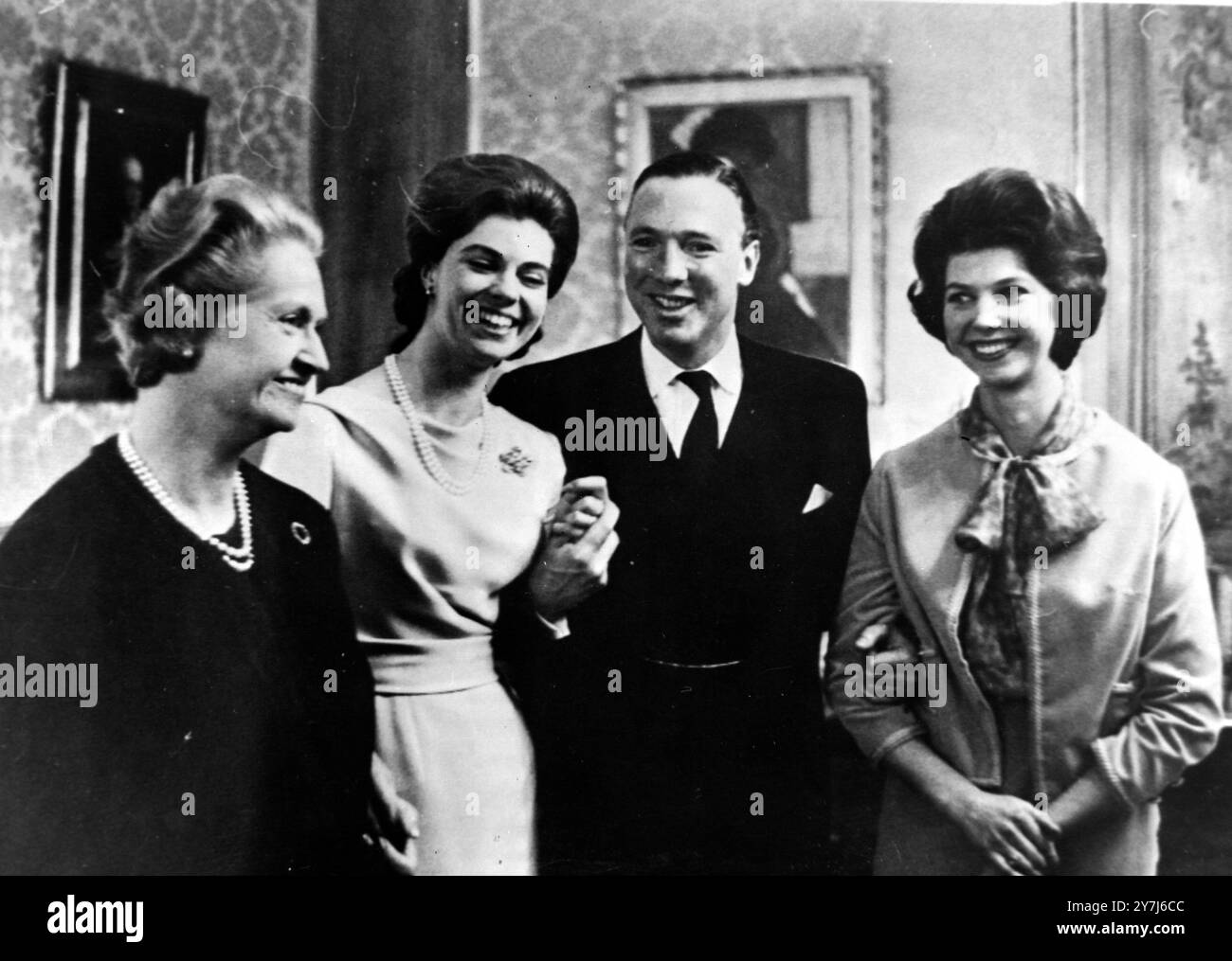 JOHN AMBLER WITH PRINCESS MARGARETHA IN STOCKHOLM ; 29 FEBRUARY 1964 ...