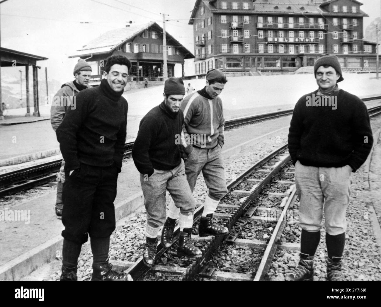 JOHN HARLIN WITH 5 MOUNTAINEERS KILLED ON MOUNT EIGER IN SWITZERLAND ...