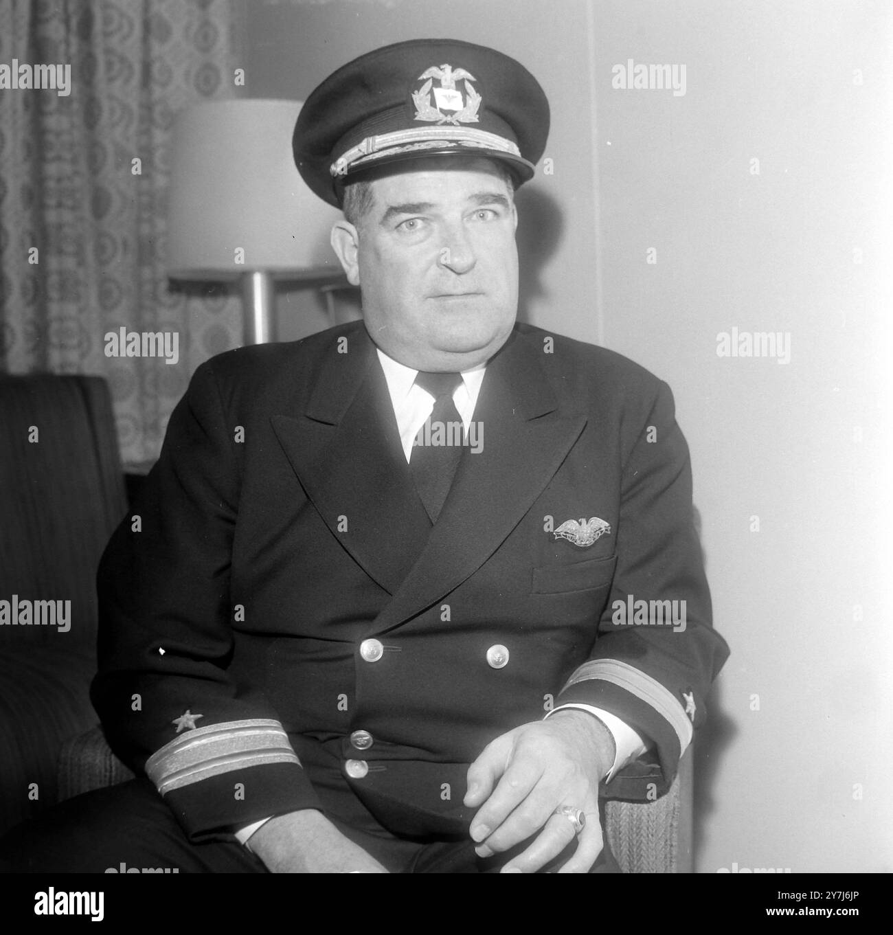 CAPTAIN LEROY ALEXANDERSON NEW MASTER OF SS UNITED STATES IN ...