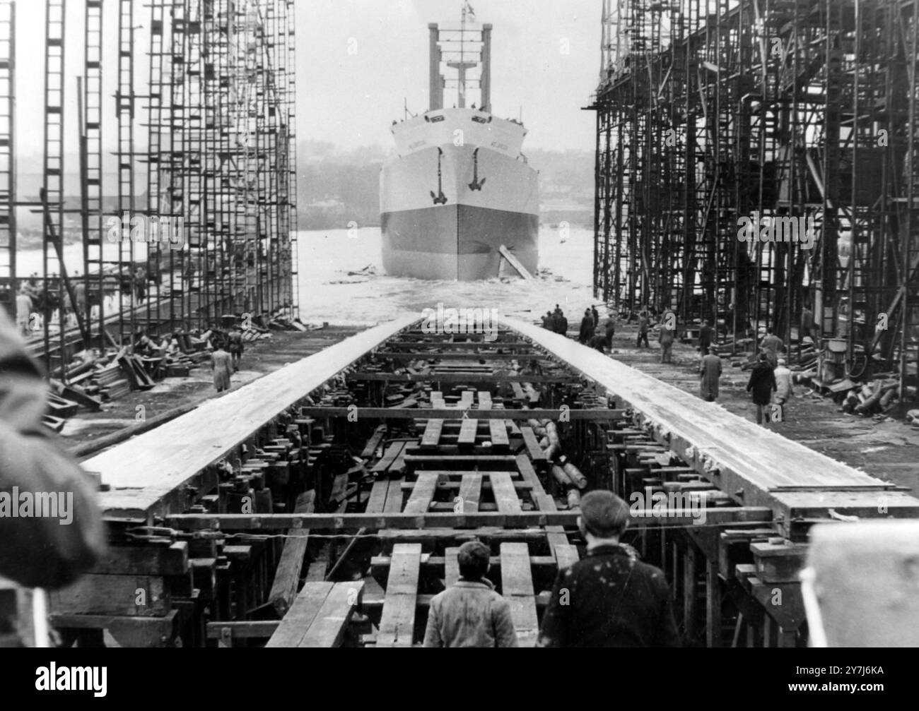 SHIPS LAUNCH MELBROOK LAUNCHED AT DENNYS DUMBARTON, SCOTLAND ; 28 ...