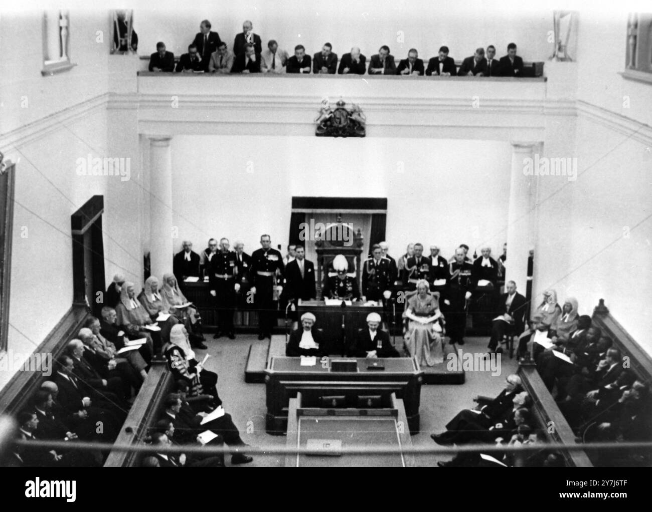 GOVERNMENT HUMPREY VICARY GIBBS AT PARLIAMENT OPENING IN SALISBURY ...