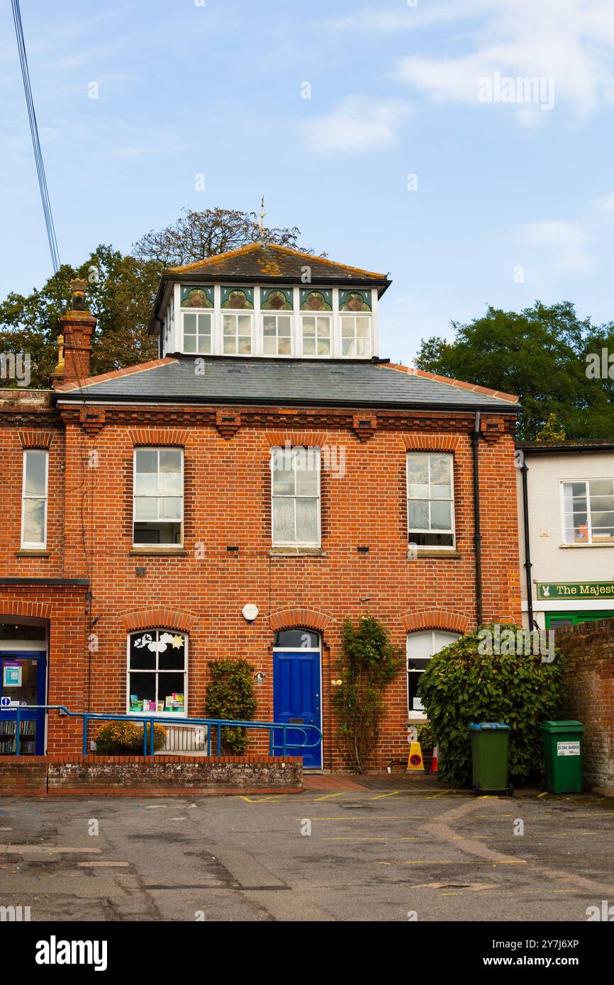 the old Court House, now the public library with glass cupola ...
