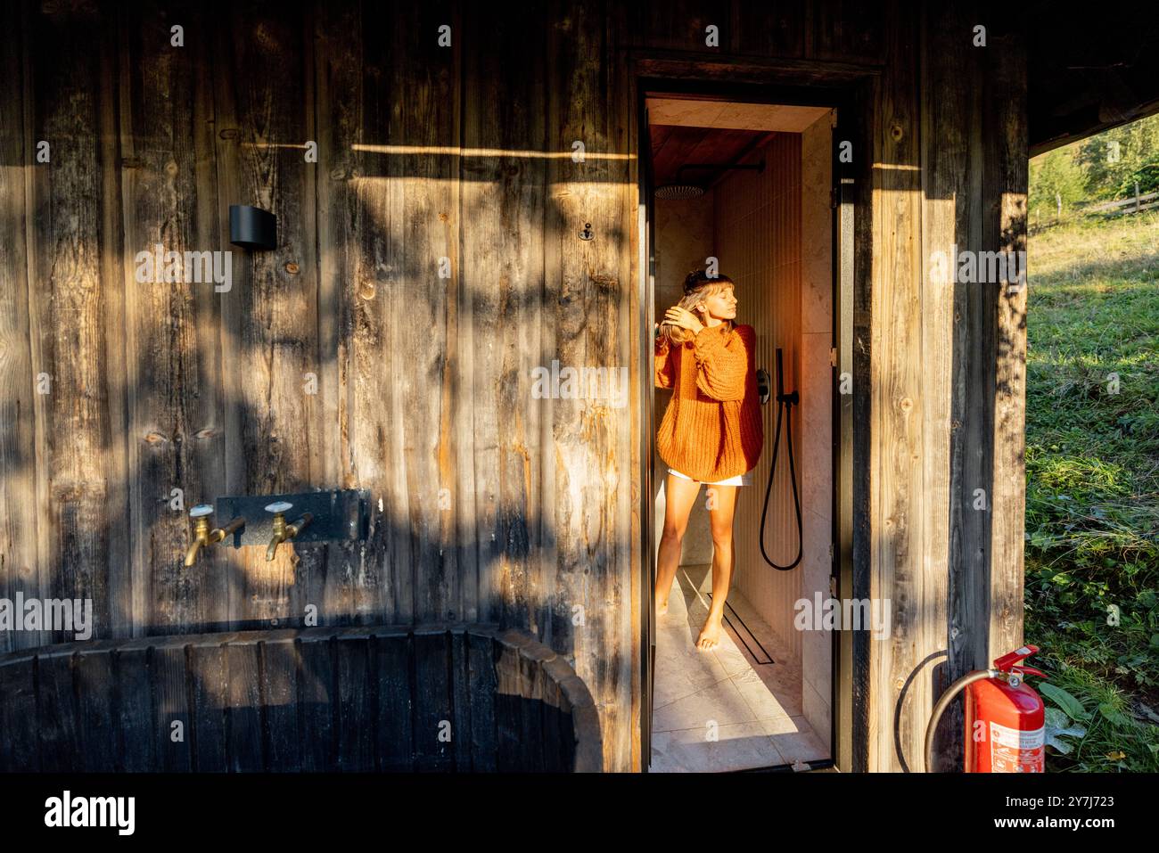 Warm Sunset Reflections Stock Photo - Alamy
