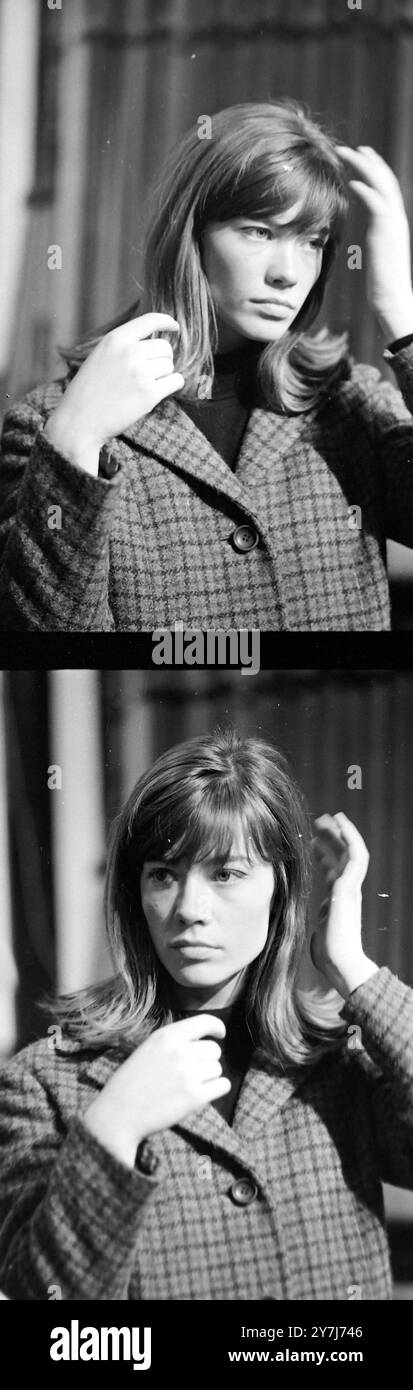 FRANCOISE HARDY FRENCH POP SINGER / ; 25 FEBRUARY 1964 Stock Photo - Alamy