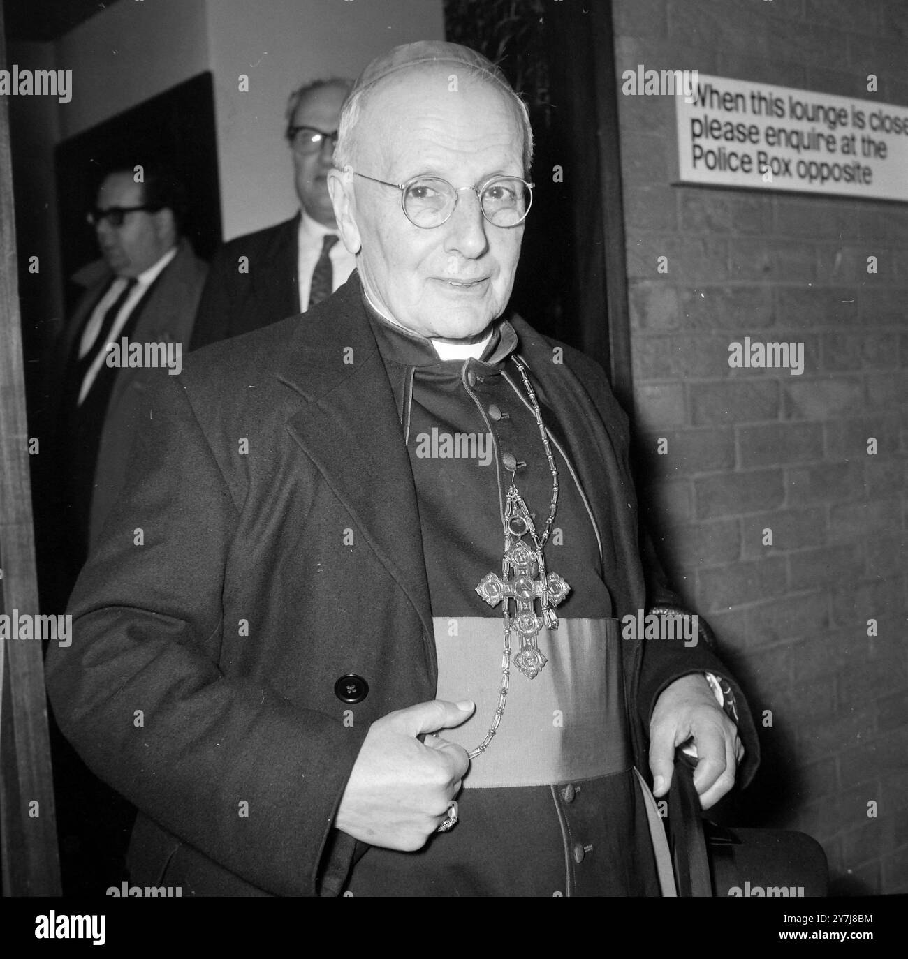 ARCHBISHOP OF MALTA MICHAEL GONZI ; 20 FEBRUARY 1964 Stock Photo - Alamy