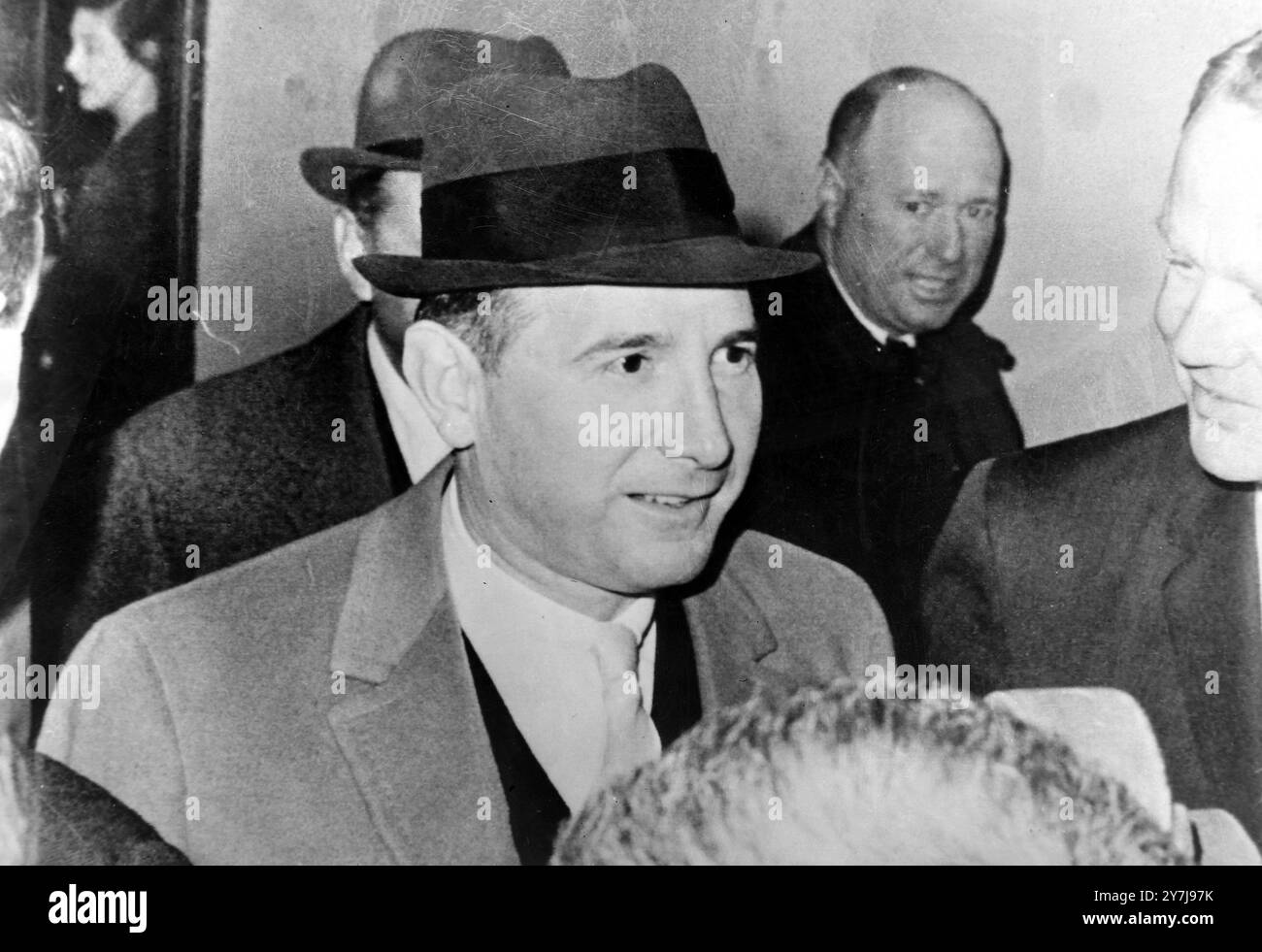 BOBBY GENE BAKER WITH DOROTHY WIFE AT COURT HEARING FOR TAX EVASION IN ...