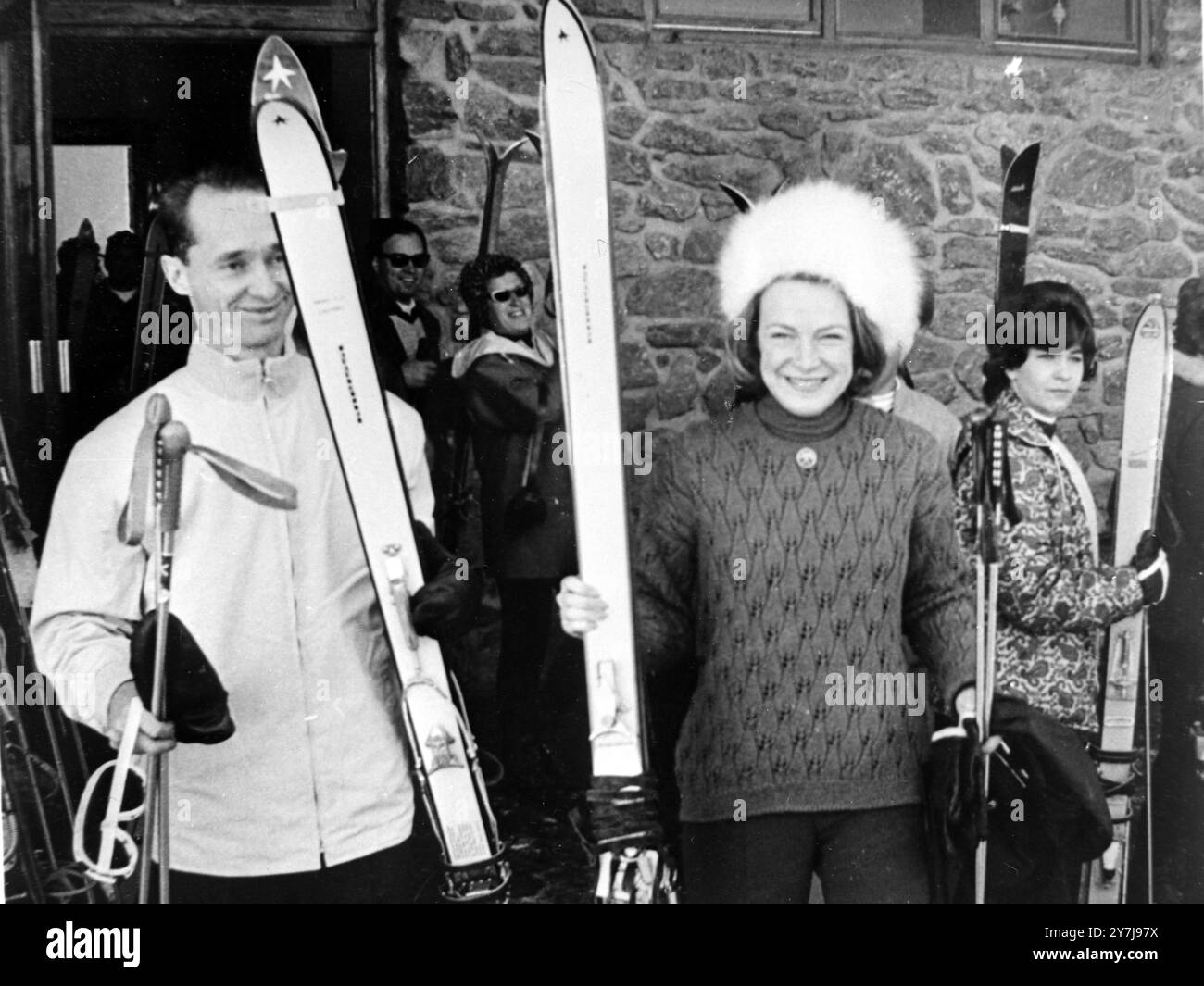 PRINCE HUGO CARLOS DE BOURBON PARMA WITH FIANCEE PRINCESS IRENE OF THE ...