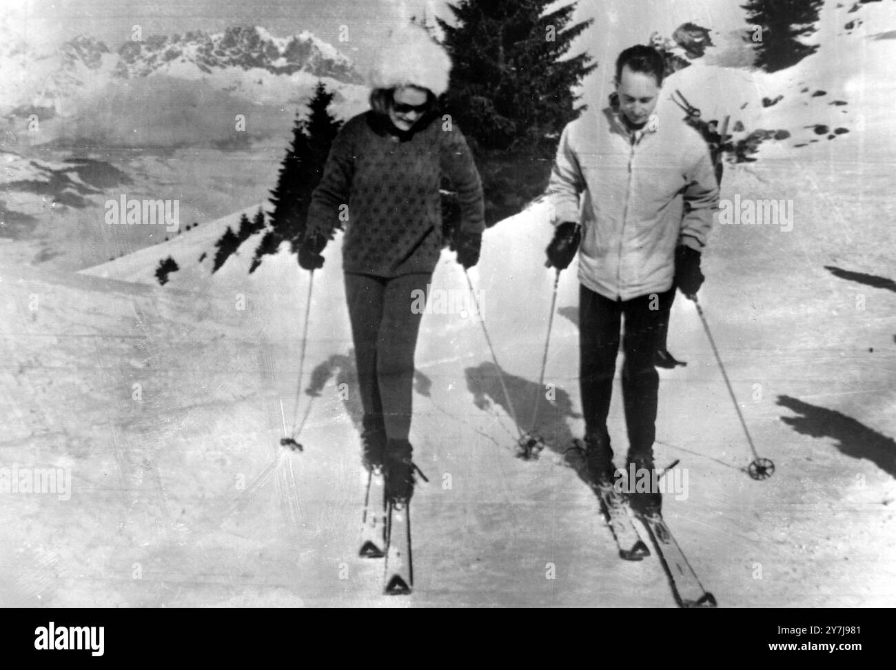 PRINCE HUGO CARLOS DE BOURBON PARMA WITH FIANCEE PRINCESS IRENE OF THE ...