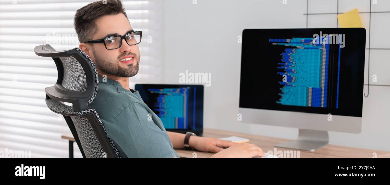 Cyber security banner design hi-res stock photography and images - Alamy