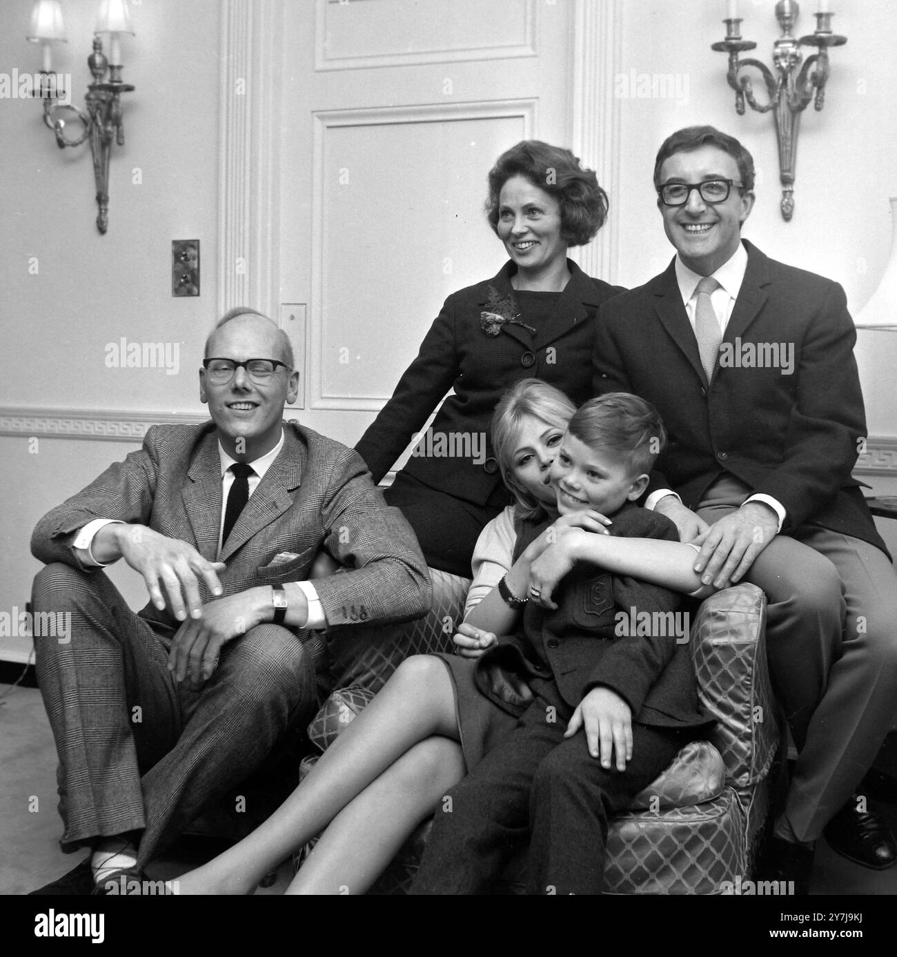 MAJ-BRITT EKLUND WITH HUSBAND AND BRITT CARL WITH PETER SELLERS IN ...