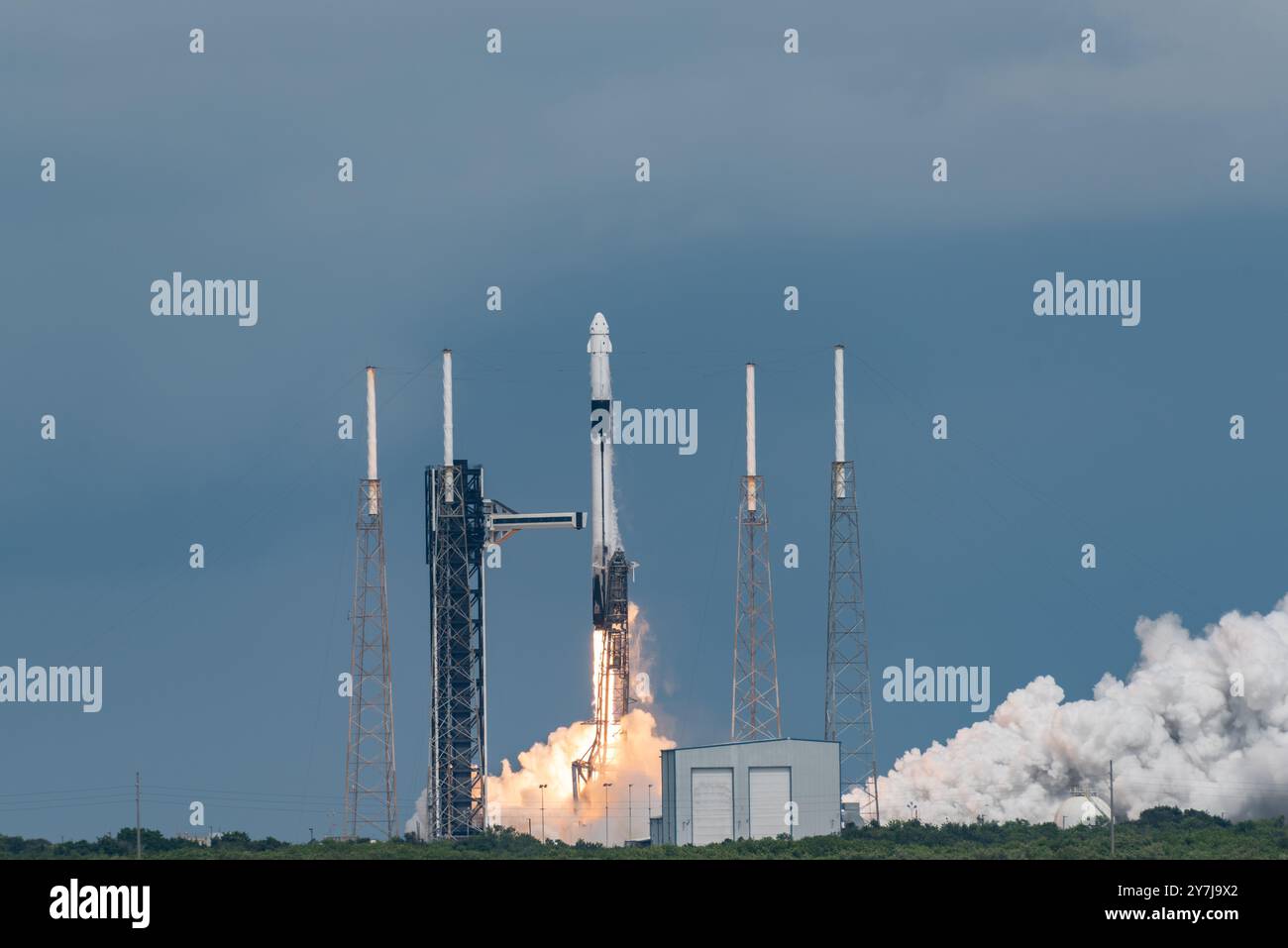 SpaceX Crew-9 Launch from SLC-40 Stock Photo - Alamy
