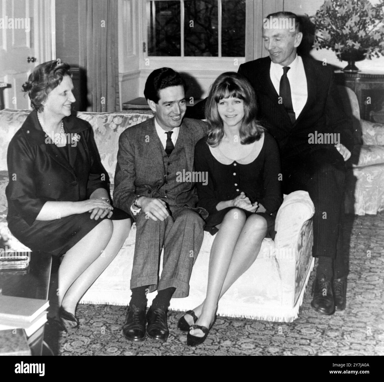 MERIEL DOUGLAS HOME WITH FIANCE ADRIAN DARBY IN LONDON - PREMIER'S ...
