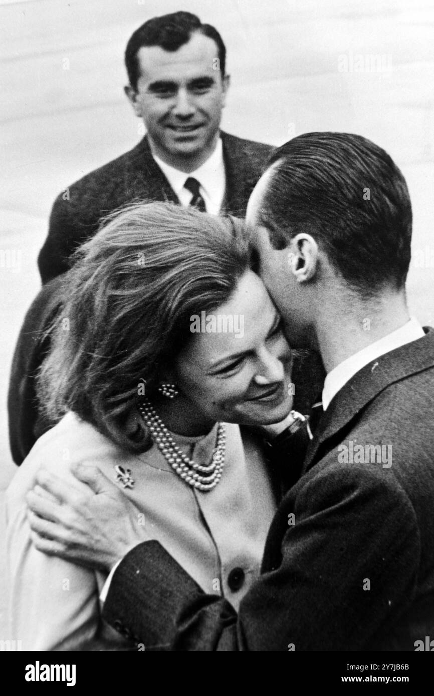PRINCE HUGO CARLOS DE BOURBON PARMA WITH FIANCEE PRINCESS IRENE OF THE ...