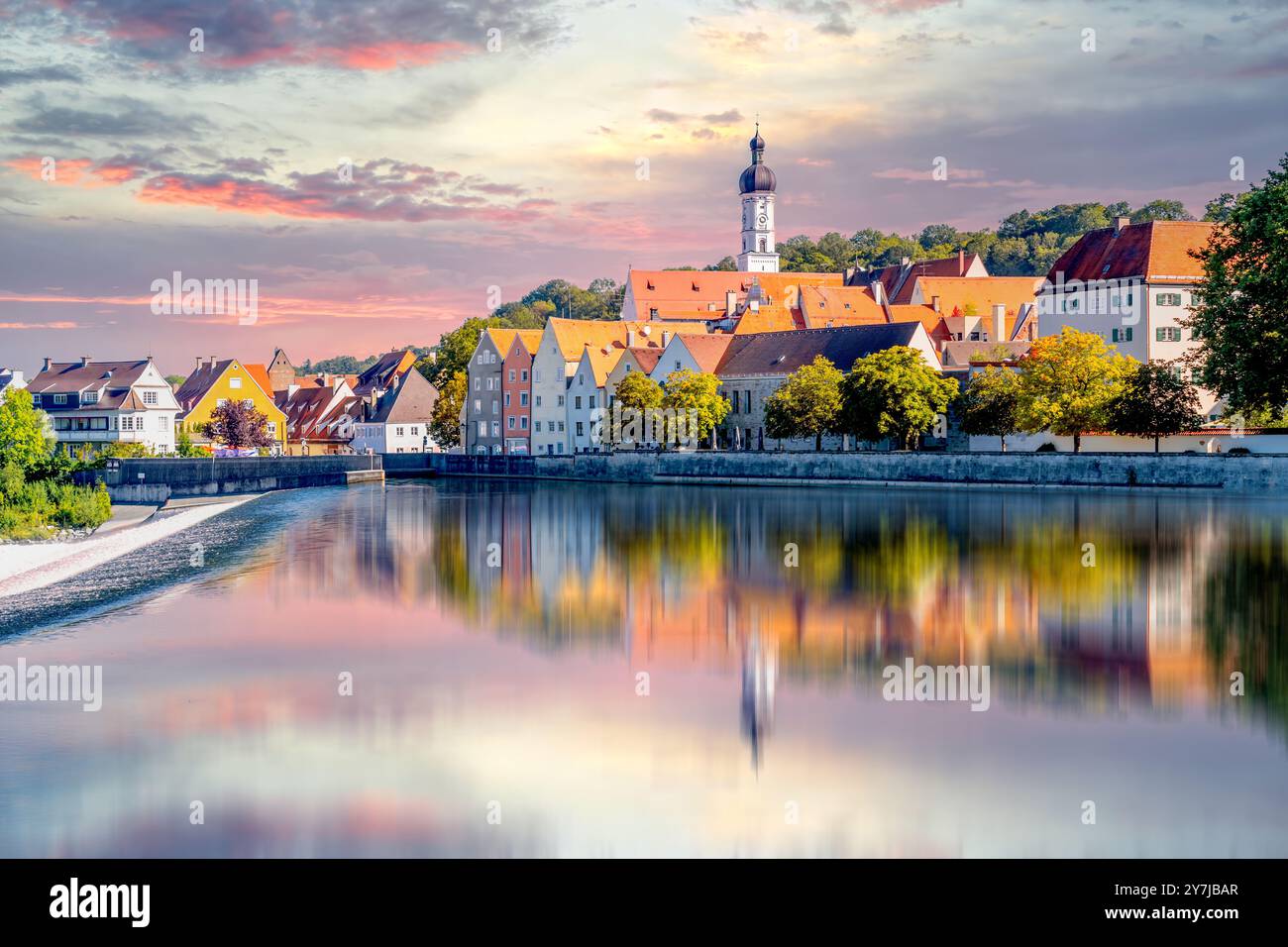 Old city of Landsberg am Lech, germany Stock Photo - Alamy