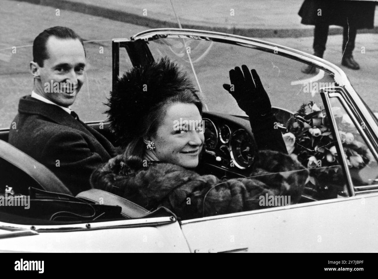 PRINCE HUGO CARLOS DE BOURBON PARMA WITH FIANCEE PRINCESS IRENE OF THE ...