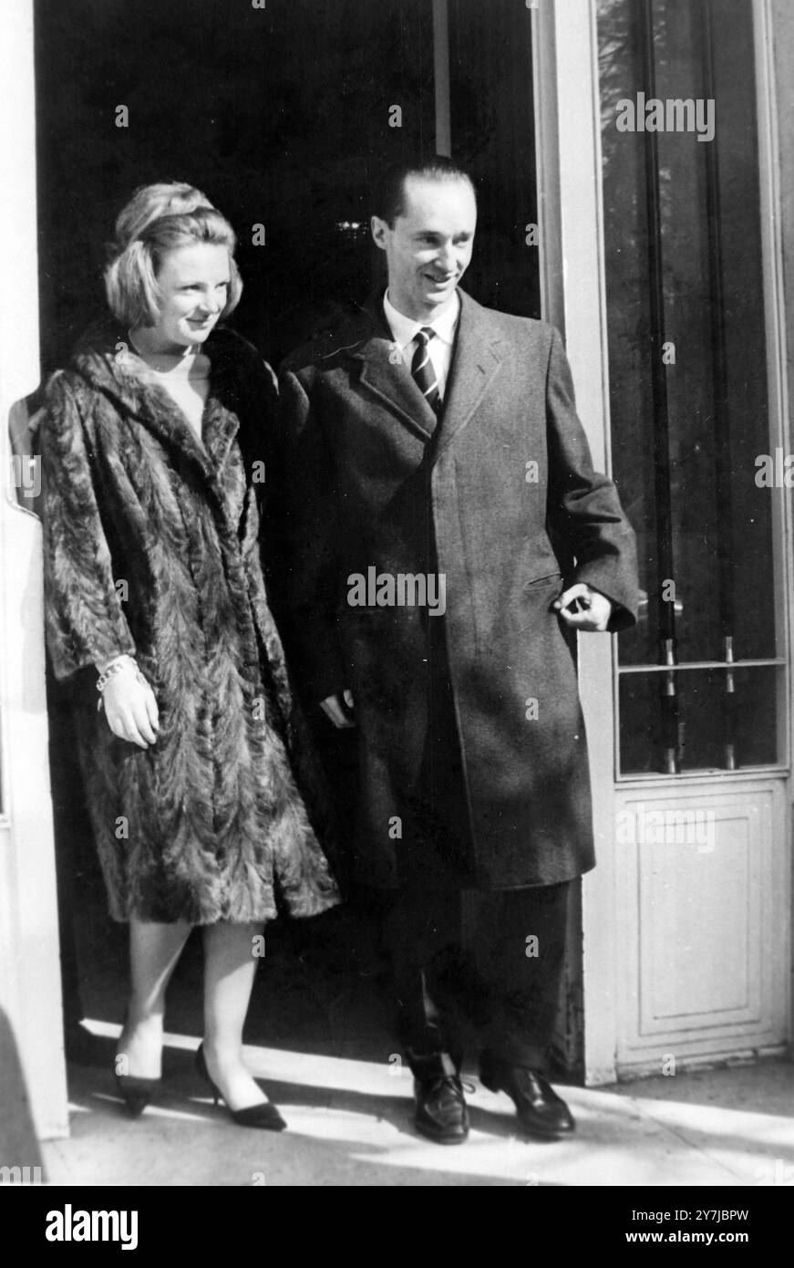 PRINCE HUGO CARLOS DE BOURBON PARMA WITH FIANCEE PRINCESS IRENE OF THE ...