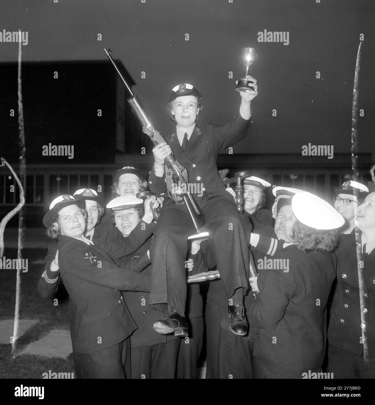 BRITISH NAVY CHIEF OF WREN ANNE WILSON OF WOOLWICH ; 11 FEBRUARY 1964 ...