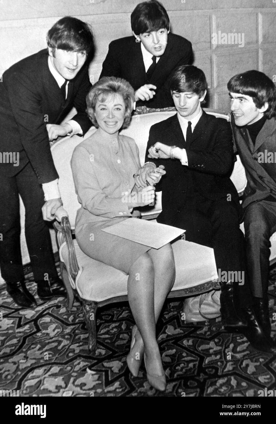 THE BEATLES POP GROUP PAUL MCCARTNEY, RINGO STARR, GEORGE HARRISON AND ...