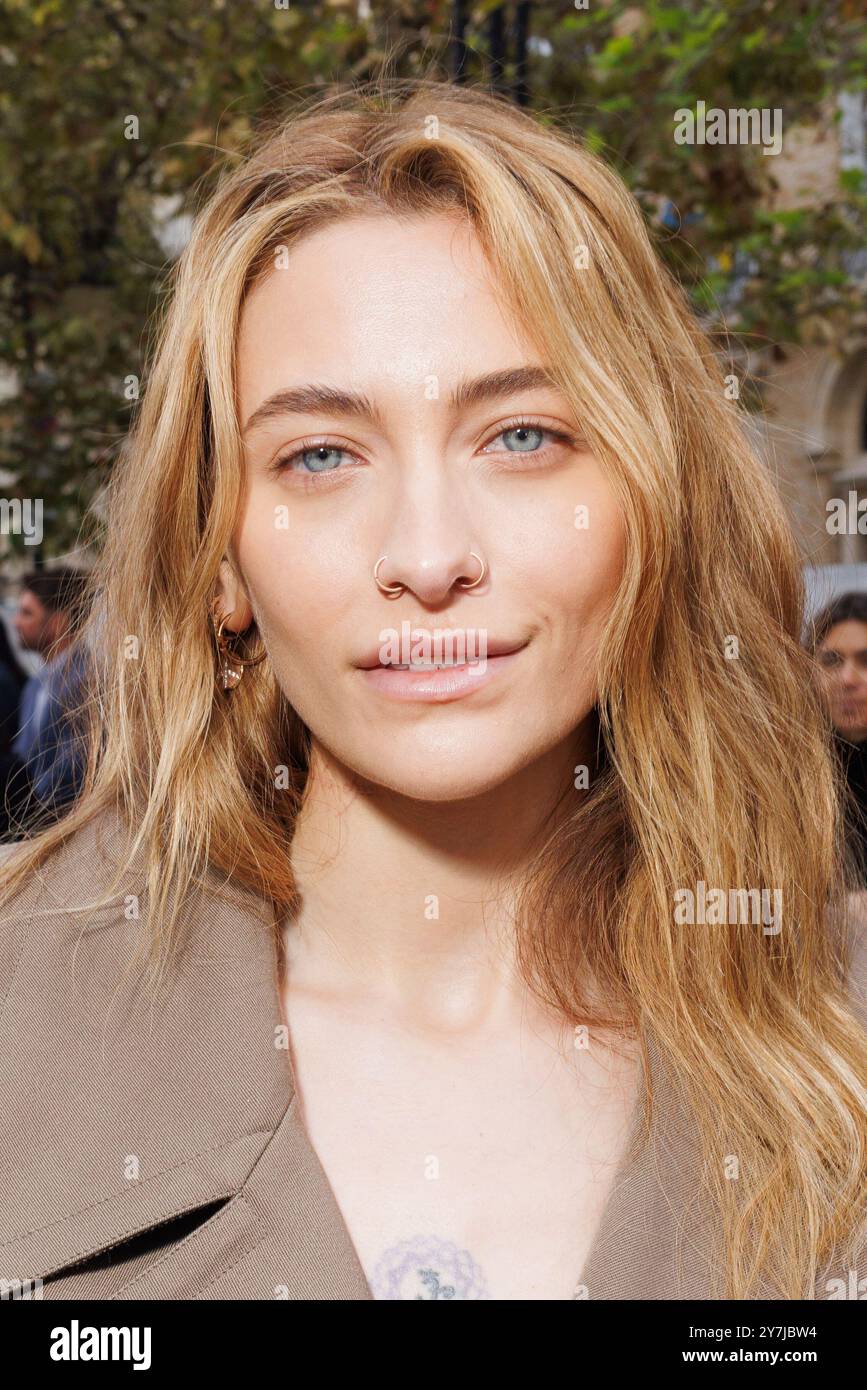 Paris Jackson attends the Stella McCartney Spring/Summer 2025 ...
