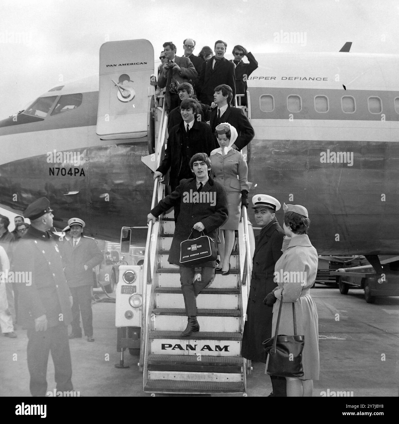 The beatles 1964 kennedy airport hi-res stock photography and images ...