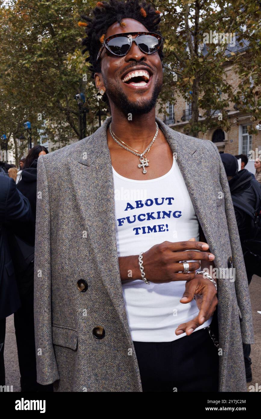 Saint Jhn attends the Stella McCartney Spring/Summer 2025 collection ...