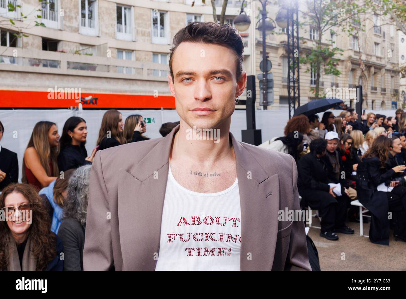 Thomas Doherty attends the Stella McCartney Spring/Summer 2025 ...