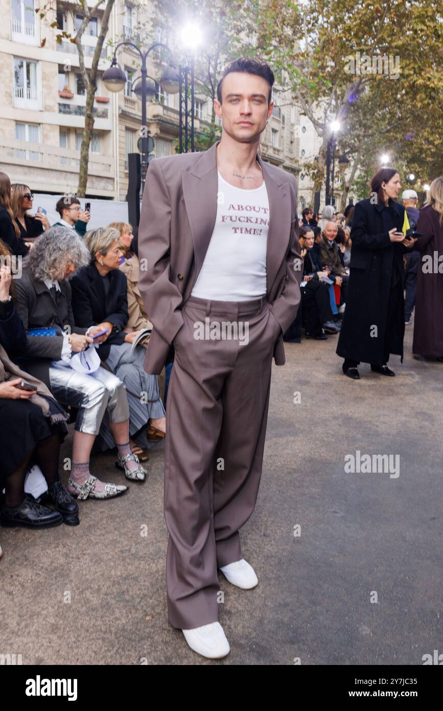 Thomas Doherty attends the Stella McCartney Spring/Summer 2025 ...
