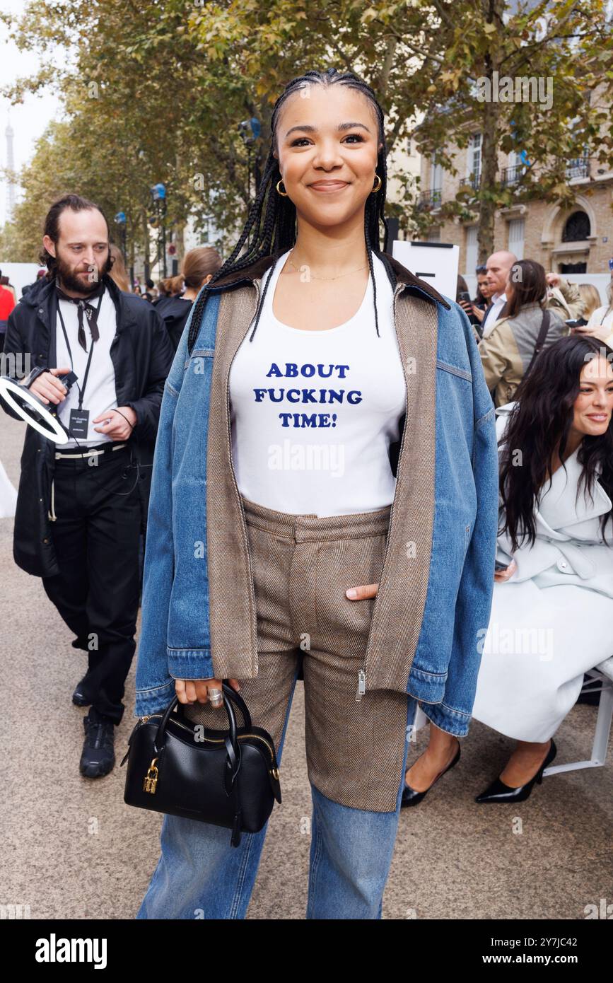 India Ria attends the Stella McCartney Spring/Summer 2025 collection ...