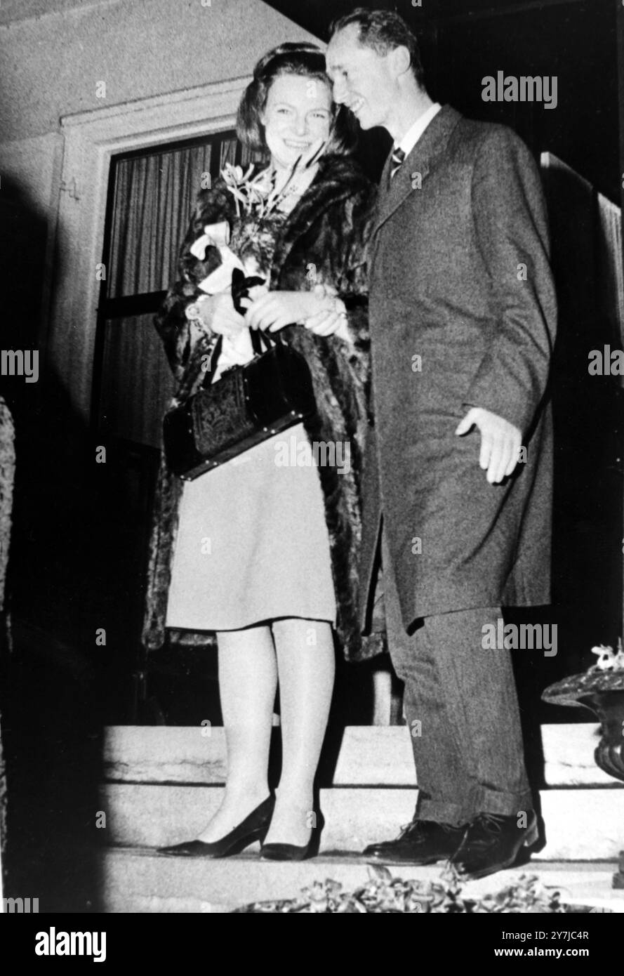 PRINCE HUGO CARLOS DE BOURBON PARMA WITH FIANCEE PRINCESS IRENE OF THE ...