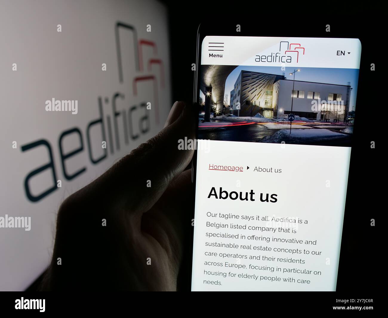 Aedifica logo hi-res stock photography and images - Alamy