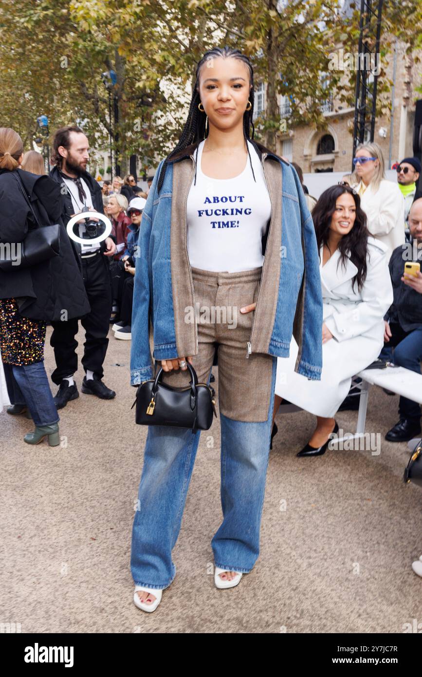 India Ria attends the Stella McCartney Spring/Summer 2025 collection ...