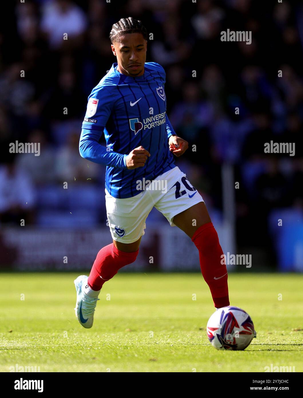Portsmouth's Samuel Silvera during the Sky Bet Championship match at ...