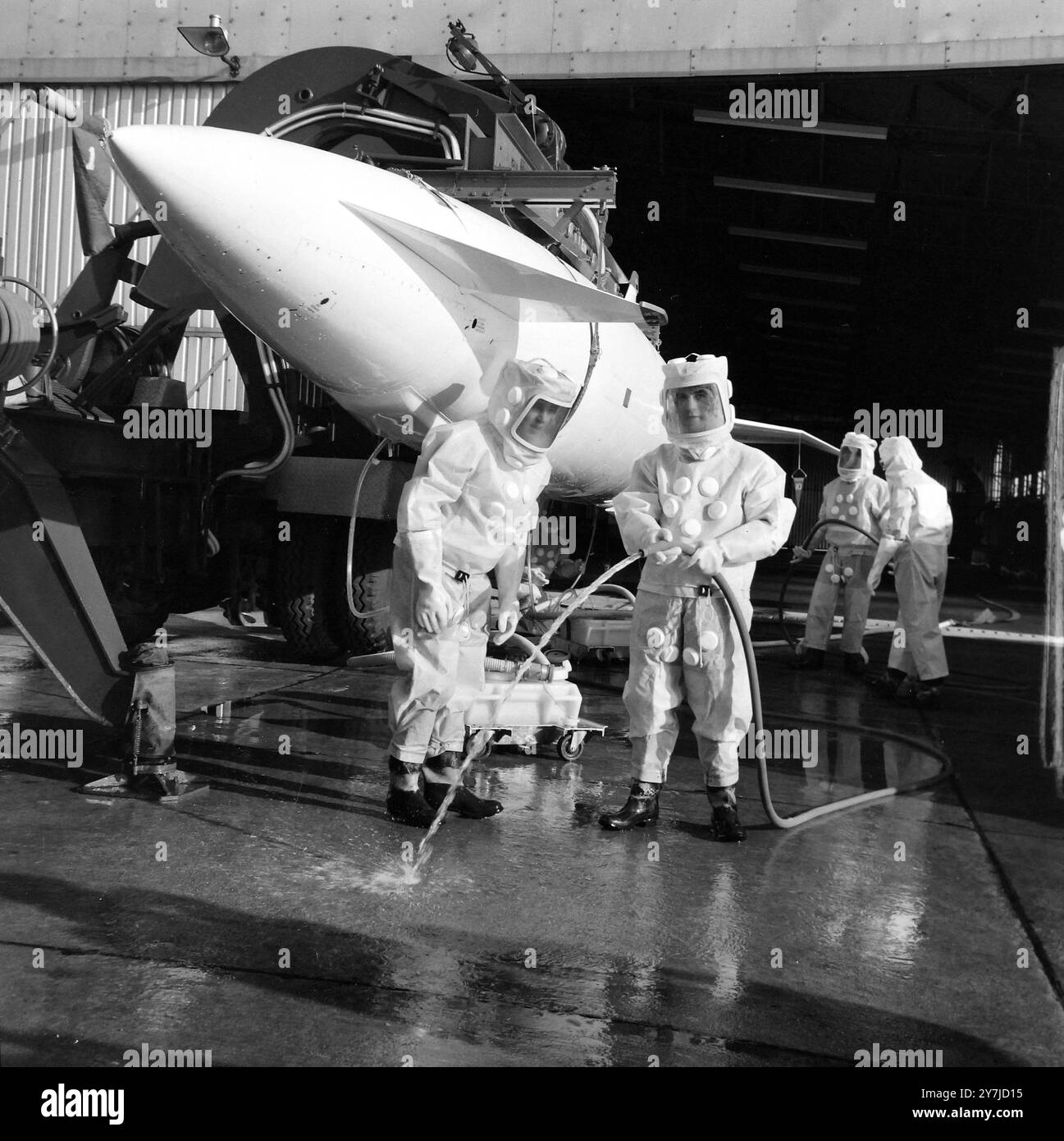 ROYAL AIR FORCE BASE IN WITTERING - BLUE STEEL MISSILES WITH MARK 2 ...