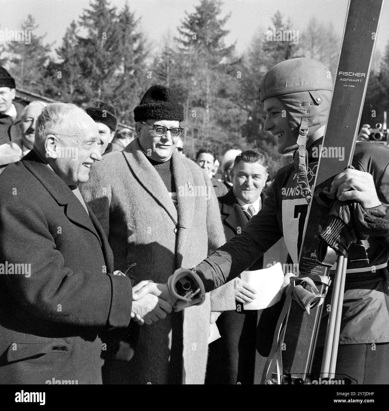 AUSTRIAN EGON ZIMMERMAN WINS IN INNSBRUCK DURING WINTER OLYMPIC GAMES ...