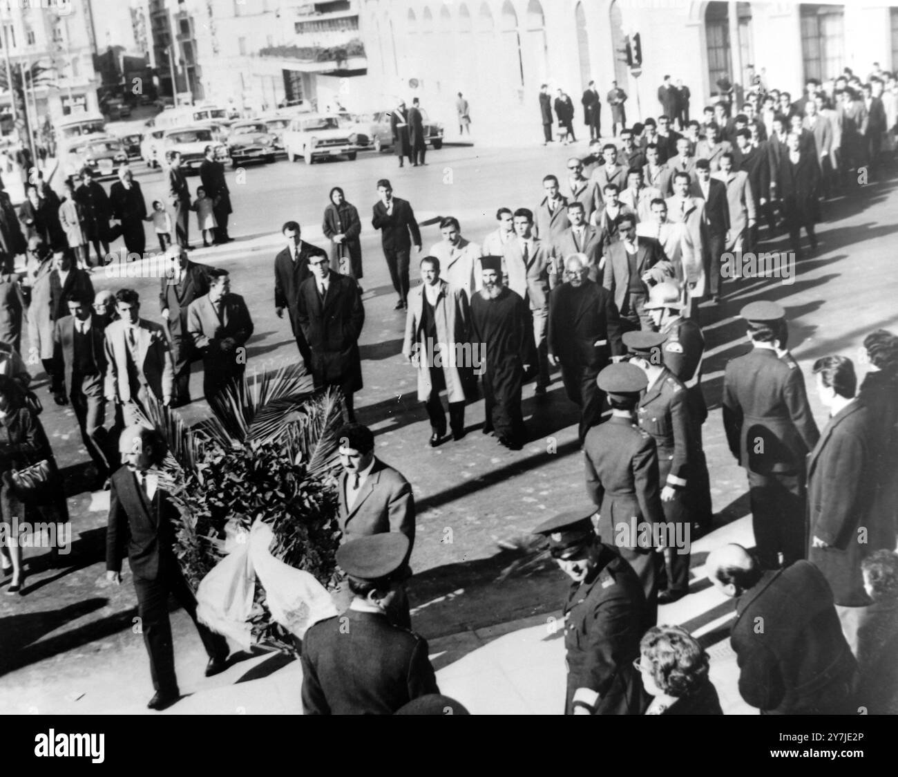 GREEK CYPRIOTS IN ATHENS / ; 29 JANUARY 1964 Stock Photo - Alamy