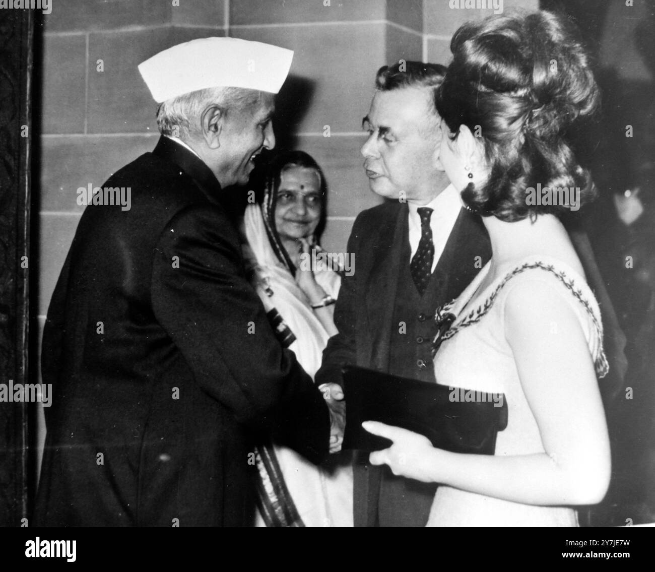 Mehta and wife Black and White Stock Photos & Images - Alamy