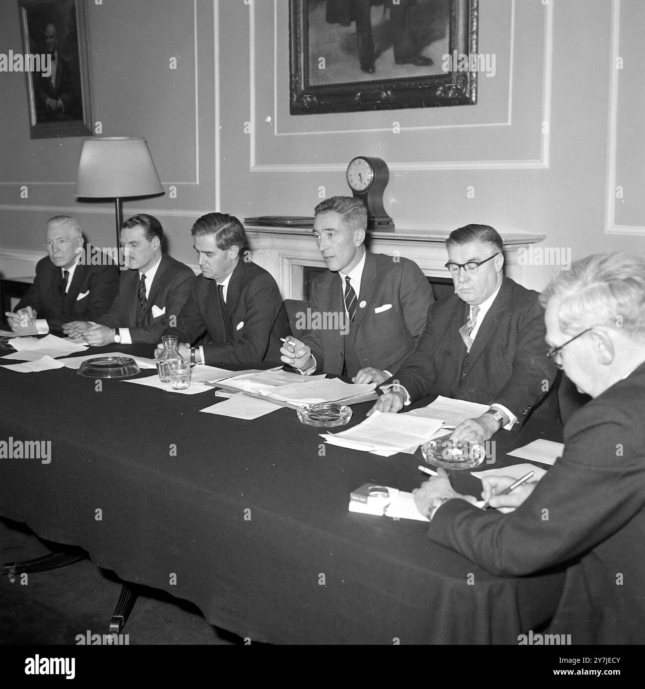 MR COLIN CAMPBELL AND LORD POLWARTH AT NO 10 DOWNING STREET IN LONDON ...